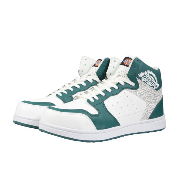 ■仕様・サイズ:24.5cm・素材:(アッパー)合成皮革,合成繊維、(ソール)EVA,ラバーソール、(先芯)鋼製■商品説明・サイド部分にDickiesロゴ入り。・鋼製先芯入り。・足元を守るミッドカットタイプ。・EVAソールで衝撃吸収。・耐油...