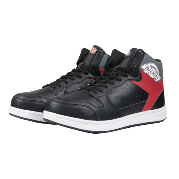 ■仕様・サイズ:24.5cm・素材:(アッパー)合成皮革,合成繊維、(ソール)EVA,ラバーソール、(先芯)鋼製■商品説明・サイド部分にDickiesロゴ入り。・鋼製先芯入り。・足元を守るミッドカットタイプ。・EVAソールで衝撃吸収。・耐油...