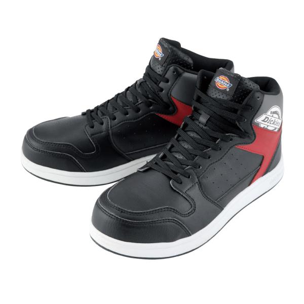 ■仕様・カラー:ブラック・サイズ:25.5cm・タイプ:ミドルカット・材質:先芯/鋼製、アッパー/合成皮革,合成繊維、ソール/EVA,ラバーソール(耐油性)■商品説明・サイドにDickiesロゴが入ったミドルカットセーフティースニーカー。・...