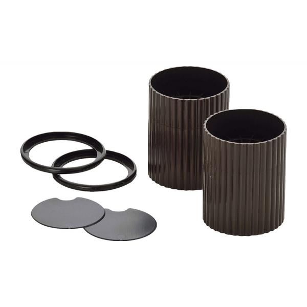 ベット、テーブル、机などの足に着けるだけで高さがアップします。振動や脚の動きを抑えるスベリ止め付。従来のハイヒールは4個組でしたが、ハイヒールプラスは2個組です。4脚のこたつ等に使用する場合は2セット、6脚のベッド等に使用する場合は3セット...