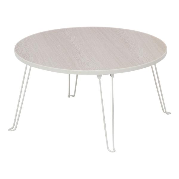 ■仕様・カラー:ホワイトウォッシュ・製品サイズ:幅600×奥行600×高さ315mm・天板厚み:18mm・耐荷重(天板):6kg・材質:甲板の表面材/プリント紙化粧パーティクルボード、天板側面/塩化ビニル樹脂、脚部/金属(鋼),エポキシ樹脂...