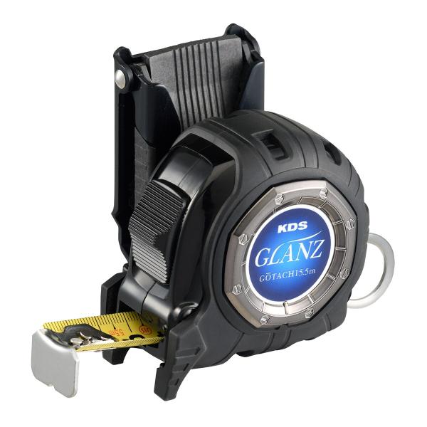 ■仕様・用途:長さの測定、記録写真、レベル確認などに・サイズ(約):幅57×奥行72×高さ90mm(ホルダー含む)・重量(約):418g(ホルダー含む)・テープサイズ:幅25mm×長さ5.5m・目盛仕様:メートル目盛、両面目盛、右基点、45...