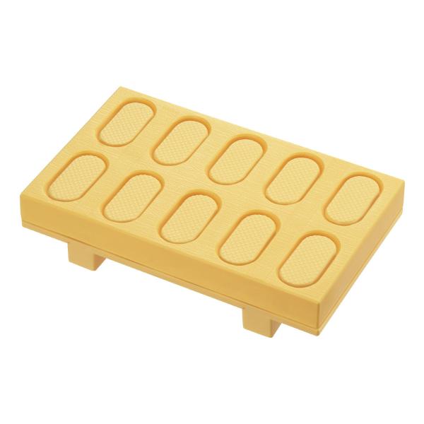■仕様・材質:ポリプロピレン(耐熱温度120℃／耐冷温度-20℃)・製品サイズ(mm) 幅×奥行×高さ:200×122×44・製品重量(g):299■商品説明・一度に10貫のお寿司をつくれる寿司メーカー。・押し型にはダブルエンボス加工が施さ...