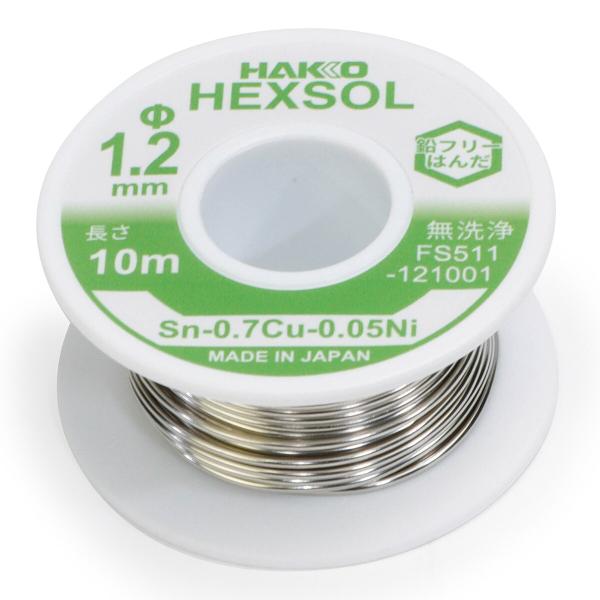 ■仕様・用途:ステンドグラス、電気配線のはんだ付けに・サイズ(約):φ1.2×10m・組成:スズ99％、銅0.7％、ニッケル0.05％・フラックスの有無:あり(ROM1)・融点:227℃・製品重量(g):64■商品説明・ステンドグラス、電気...
