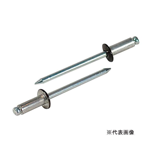 ■仕様・入数(本):50・サイズ(mm):リベット径/4.0、リベット長/8.9、フランジ径/8.0、かしめ板厚/1.6~4.8、下穴径/4.1~4.2・せん断強度(N):1550・引張強度(N):2200・材質:ボディ/アルミニウム(A5...