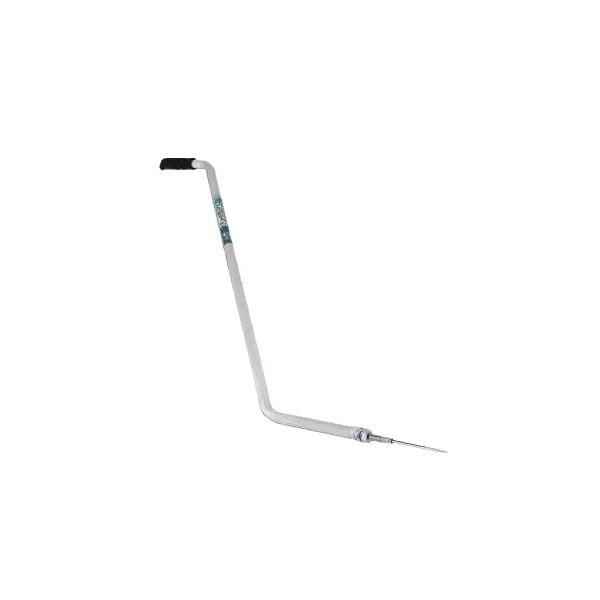 ■仕様・サイズ:柄部1100mm、針部150mm・材質:本体ボディ/アルミニウム合金、針部/焼入特殊鋼針・製品重量(g):550■商品説明・朝晩と昼の寒暖差で氷のように固まった雪もガシガシ割れます。・少し厚い氷を剥がすのが得意な曲りタイプ。...