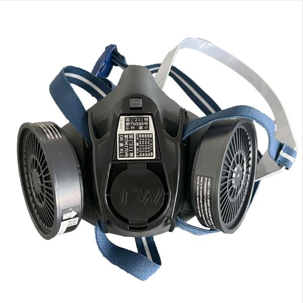 ■仕様・用途:有機溶剤を使用する塗装/消毒/洗浄/接着/農薬(乳剤)散布/園芸作業の際に・サイズ(約):奥行130×幅140×高さ78mm(面体のみ)・重量(約):103g(面体のみ)・セット内容:防じん、防毒マスク(TW02)、有機ガス用...