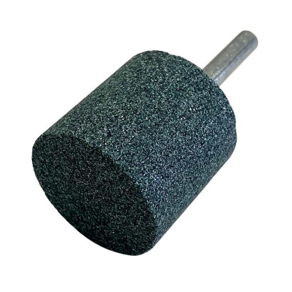 ■仕様・用途:超硬金属・ガラス・石材・貝殻・陶器等を研磨する際に・外寸(約):φ32×長さ65mm・砥石部サイズ(約):φ32×32mm・軸のサイズ(約):φ6×33mm・粒度:#60・形状:円筒型・許容最大回転数:17000min-1・適...