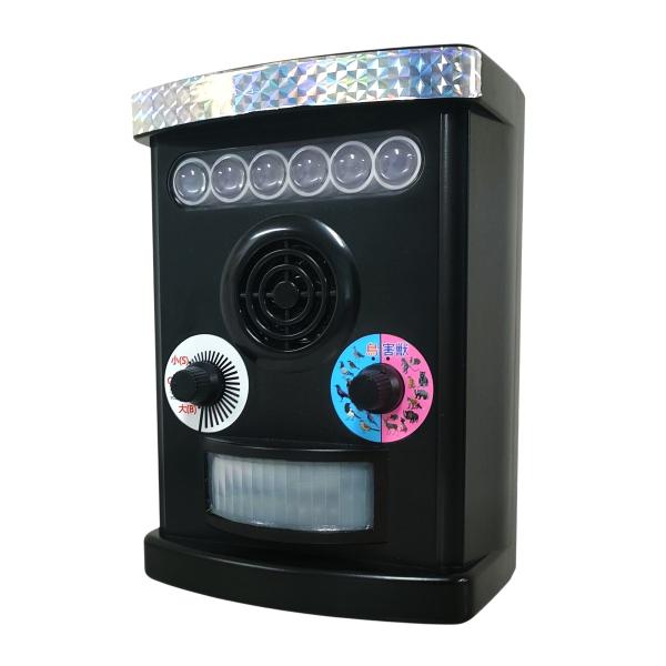 ■仕様・電池:単3型ニッケル水素電池1.2V 1200mAH x3本 ※付属電池はテスト用なので早めの電池交換が必要です。・防獣モード:サイレン、狼、犬、猪、猟犬、熊の鳴き声、爆竹音・防鳥モード:鷹、鷲、フクロウ、爆竹 他(全17種類)・付...