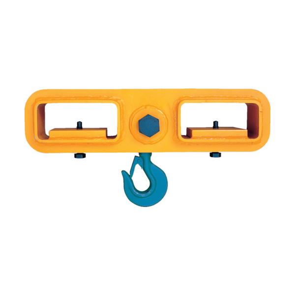 ■仕様・ラッチ付スイベルフック・基本使用荷重(t):1・サイズ(mm):全長/440、本体厚さ/90、H/115・材質:特殊鋼・重さ:12kg■商品説明・フォークリフト専用吊りフック付天秤。・フォークリフトの爪にセットするだけで、使用できま...