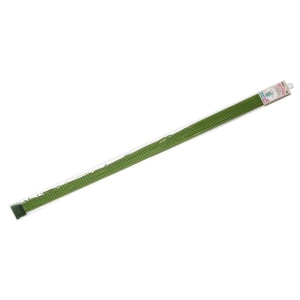 主材料：スチール（樹脂コーティング）色：ライトグリーンサイズ：外径3.2mm×長さ90cm入り数：10本鉢植えはもちろん、ランなどの支えに最適です。※品質向上のため予告なく仕様を変更する場合がございます。※パッケージのリニューアル等につき、...