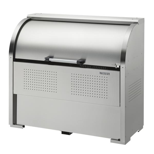 ■仕様・ステンレスタイプ・容量:650L・外寸サイズ(mm):幅1300×奥行600×高さ1160・アンカー付属・お客様組立品■商品説明・サビに強い高耐ステンレス製。・デッドスペースが少なく、誰でも操作しやすい回転式扉。・ロータリーダンパー...