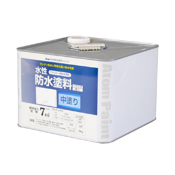 ■仕様・用途:屋上、ベランダなどの防水塗料(中塗り用)・塗り重ね可能時間:1回目/1時間以上 2回目以降/2~3時間以上・塗り回数:3回・使用後の手入れ方法:ハケ洗い/水・内容量:8kg・塗り面積:7平方m・色:ホワイト・製品サイズ(mm)...