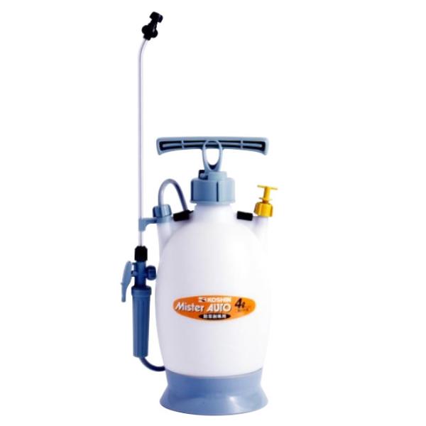 ■仕様・タンク容量:4L・ノズル形式:1段除草・ノズル長さ:75cm(38cm＋延長パイプ37cm)・ホース長:2m・安全弁作動圧力:0.3MPa(3kgf/cm2)・噴霧角度:泡状/約85°、粒状/約80°・散布面積:泡状除草/12~48...