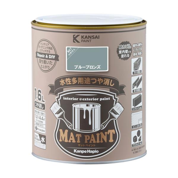 ■仕様・内容量:1.6L・性質:水性・仕上がり:つや消し・塗り面積(1回塗り):11.2~14.4平方メートル(タタミ約8枚分)・乾燥時間:20℃/約1時間(塗り重ね4時間以上) 冬期/約2時間(塗り重ね6時間以上)・うすめ液・用具の後始末...