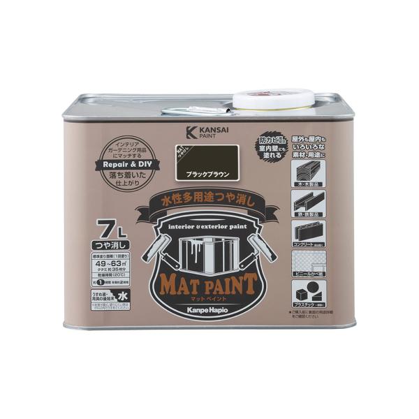 ■仕様・内容量:7L・性質:水性・仕上がり:つや消し・塗り面積(1回塗り):49~63平方メートル(タタミ約35枚分)・乾燥時間:20℃/約1時間(塗り重ね4時間以上) 冬期/約2時間(塗り重ね6時間以上)・うすめ液・用具の後始末:水(粘度...