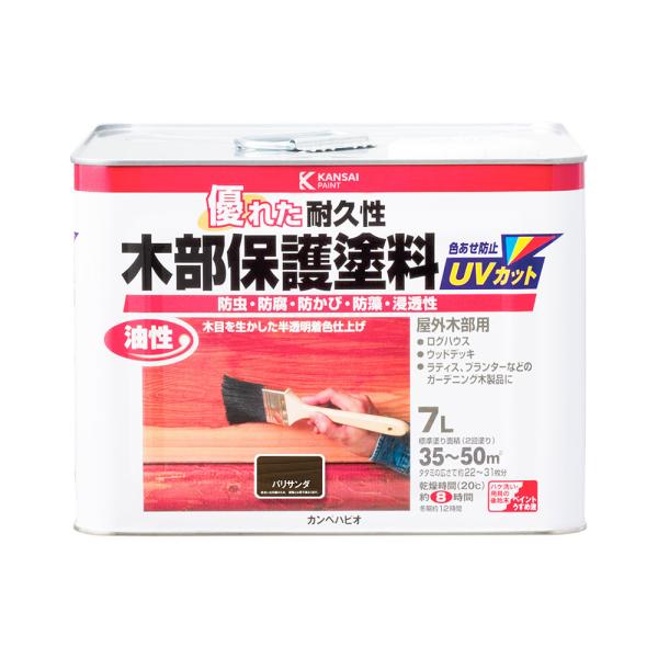 ■仕様・内容量:7L・性質:油性・塗り面積(1回塗り):35~50平方メートル(タタミ約22~31枚分)・乾燥時間:20℃/約8時間(塗り重ね2時間以上) 、冬期/約12時間(塗り重ね2時間以上)・用具のお手入れ:ペイントうすめ液(使い終え...