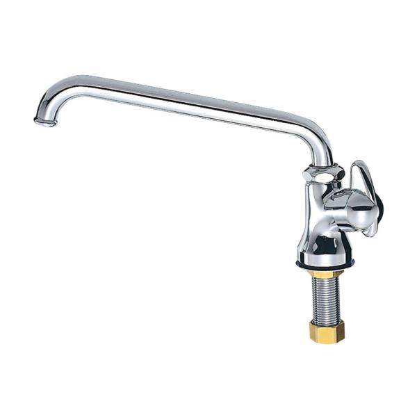 ■仕様・吐水口:(品番)PA27J-60X-16・カートリッジ:(品番)PR37-182X-S ・材質:ブロンズ■商品説明・レバーを90度ひねるだけで吐水・止水が可能。・止水部には耐久性の高いセラミックを採用。・※注意:凍結が予想される場所...