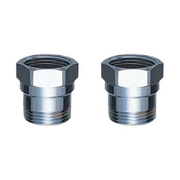 ■仕様・2個入り・ネジ径:G3/4(オネジ・メねじ)・材質:黄銅■商品説明・逆止弁のない混合栓本体と偏心管の間に取付けて逆流防止する逆止弁アダプター。・一時止水機能のあるシャワーヘッドや吐水口先端で止水する商品を取り付ける際にご使用ください...