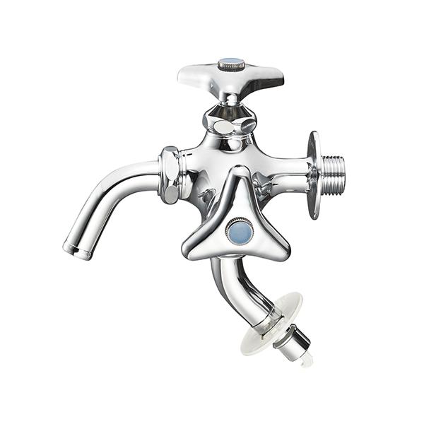 ■仕様・色:シルバー・タイプ:一般地用・呼び:13・製品重量(g):760■商品説明・オートストッパー付きでホースが外れても水漏れの心配なし。・ふた口タイプなので、洗濯機給水ホースをつなぎっぱなしでも手洗いなどができる。※品質向上のため予告...