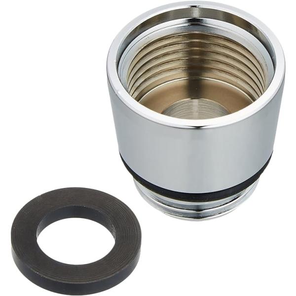 ■仕様・材質:黄銅■商品説明・SANEI製シャワーホースにMYM社製シャワーヘッドを接続するアダプター。※品質向上のため予告なく仕様を変更する場合がございます。パッケージのリニューアル等につき、商品画像が異なる場合がございます。商品画像の色...