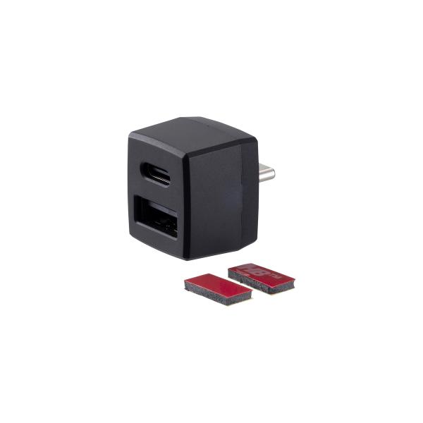 ■仕様・定格:電源電圧/DC12V、電流/6A以下(USBを含む)、USB出力/DC5V、2.4A(2ポート合計)、10Aヒューズ(プラグ内蔵)・ソケット内径(約):φ21mm~φ22.5mmまでの車種・製品サイズ(約):H32×W87×D...