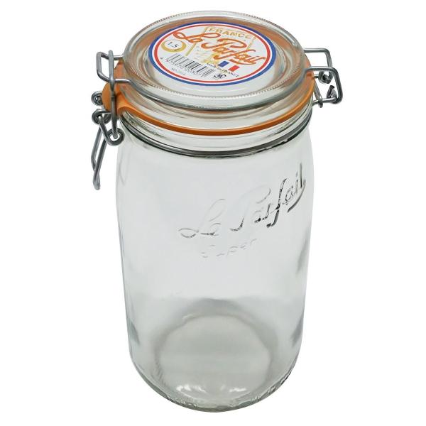 本体材質：ソーダガラス（耐熱温度差60℃）パッキン材質：天然ゴム（耐冷温度−20℃・耐熱温度100℃）フレーム材質：スチール製品サイズ(mm)縦×横×高さ：110×110×227製品重量(g)：800果実酒やピクルスづくり等に・・・フランス...