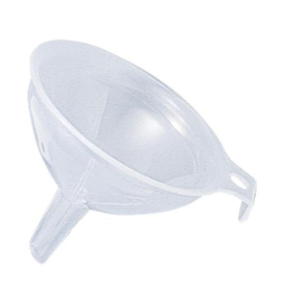 ■仕様・用途:口の小さい容器に液体を入れたり、移し替えたりする際に・外寸(約):幅94×奥行107×高さ78mm(取っ手含む)・内寸(約):80×高さ43mm(差し込み口含まず)・取っ手・引掛け穴付き・製品重量(g):20■商品説明・口の小...