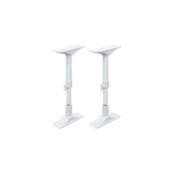 ［仕様］品番：REQ-50 サイズ：L カラー：白 製品サイズ（cm）：幅 7.2×高さ 50〜75×奥行 21.2 耐圧：200kg パイプ径29.6/25.4mm使用キャップサイズ7.2cm×21.2cm  ［材質］パイプ：鉄製・エポキ...
