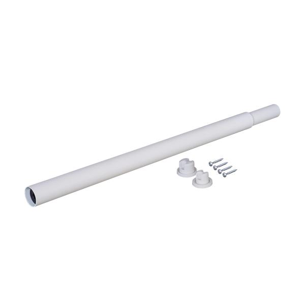 ■仕様・製品サイズ:幅50~70×奥行3×高さ3cm・セット内容:伸縮アイアンロッド1本、ソケット大1個、ソケット小1個、ねじ4本、取扱説明書・耐荷重:40kg(長さ50cmで設置した場合)/20kg(長さ70cmで設置した場合)※耐荷重は...