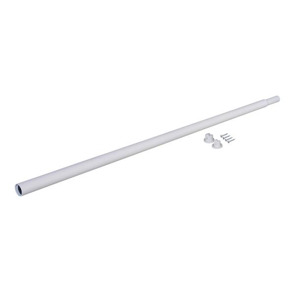 ■仕様・製品サイズ:幅110~190×奥行3×高さ3cm・セット内容:伸縮アイアンロッド1本、ソケット大1個、ソケット小1個、ねじ4本、取扱説明書・耐荷重:40kg(長さ110cmで設置した場合)/10kg(長さ190cmで設置した場合)※...