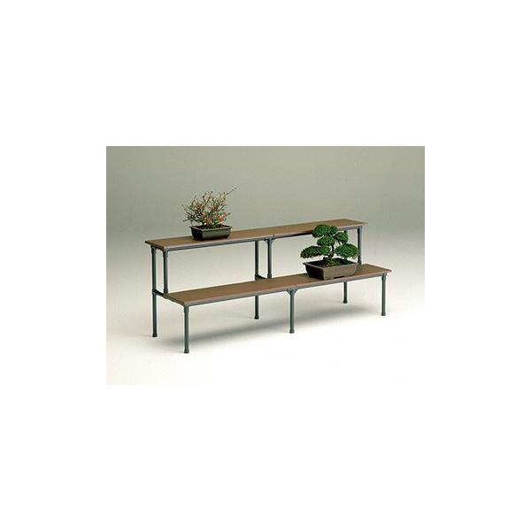 育てる、飾る、そして観る。落着いた色合いで盆栽をさらに演出します。松やさつきの栽培に最適です。 お客様組立商品です。サンアロー接着液付きです。 品 番：YFR-182  カラー：グレー（板はブラウン）  材 質：イレクター（板はポリプロピレ...