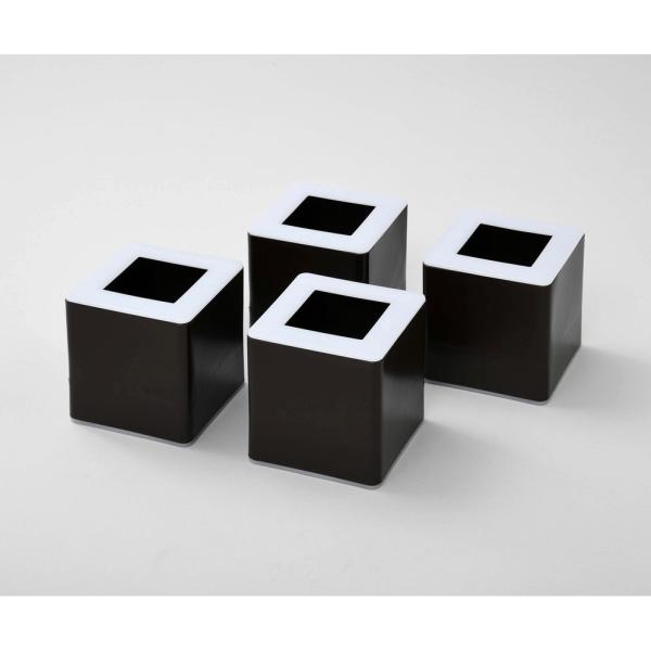 ■仕様・高さアップ:4cm又は7cm(上下入れ替え式)・適応サイズ:9×9cm以下の角脚、直径9cm以下の丸脚・アジャスター時:対角線4cm以下の角脚対応(約2.8×2.8cm)・製品サイズ(mm) 幅×奥行×高さ:108×1088×109...