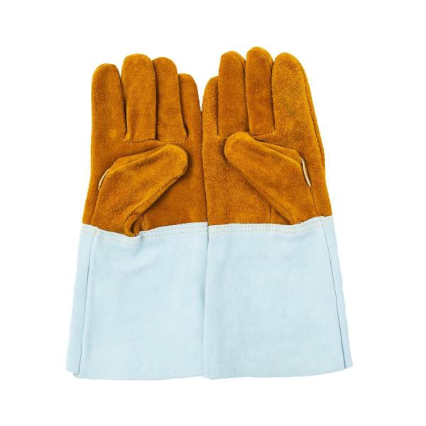 ■仕様・本体質量:約240g・材質:耐久性に優れ溶接作業に適した牛革製・耐熱温度:約200℃(輻射熱)■商品説明・裏革を表面に使用する事で縮みやすい表革に熱が伝わりにくくなり革の縮みが軽減します。・密着性のある本革を裏使いする事により手と手...