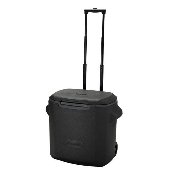 ■仕様・容量:約26L・製品サイズ:約49×34×42(h)cm、ハンドル収納時/約49×34×94(h)cm・内寸:約37×25×36(h)cm・材質:ポリエチレン、発泡ウレタン・蓋耐荷重:約80kg・製品重量(g):3300■商品説明・...