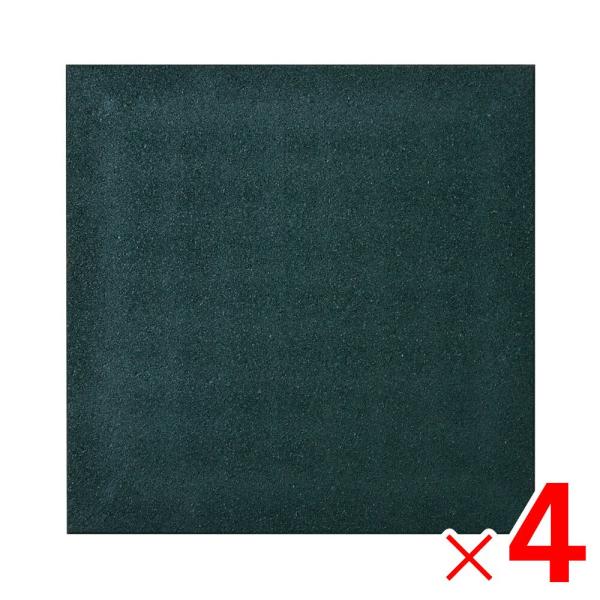 ■仕様・色:グリーン・入数:1枚×4個＝計4枚・材質:SBRリサイクルゴムチップ・1枚あたり商品サイズ(約):縦500mm×横500mm×厚さ26mm・1枚あたり重量(約)：4600g・必要枚数目安:1平方メートルあたり約4枚、1坪あたり約...