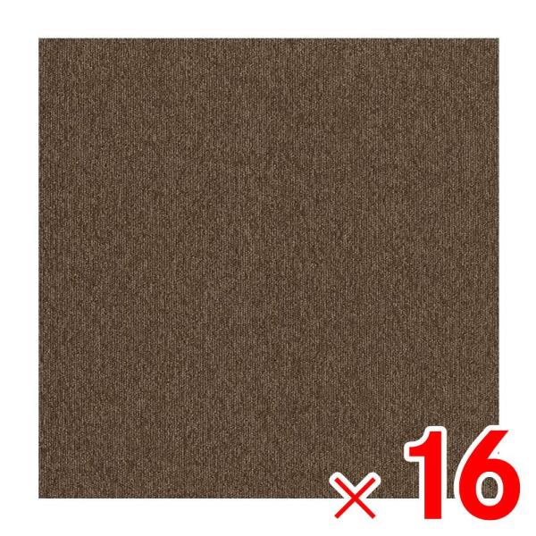 ■仕様・サイズ:500×500×6mm/1枚・重量:1.1kg/1枚・使用目安:1ケース(16枚入) 4平方メートル分・カラー:ブラウン■商品説明・撥水・防汚・防炎・静電タイルカーペット。・土足使用OK。・汚れに強く、耐久性に優れているので...