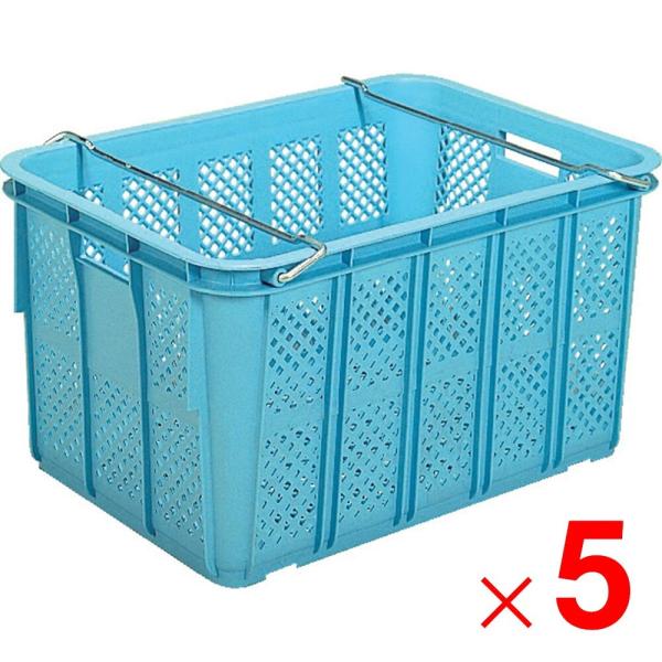 ※配送地域によって送料が加算される場合があります。あらかじめご了承ください。外寸：824×574×418mm内寸：770×520×400mm有効内寸：706×456×390mm色相：ライトブルー材質：PP圧縮荷重：10.09kN(1030k...