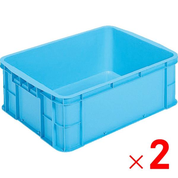 ※配送地域によって送料が加算される場合があります。あらかじめご了承ください。外寸：740×550×254mm内寸：670×510×249mm有効内寸：660×500×234mm色相：ライトブルー材質：PP圧縮荷重：24.0kN(2450kg...