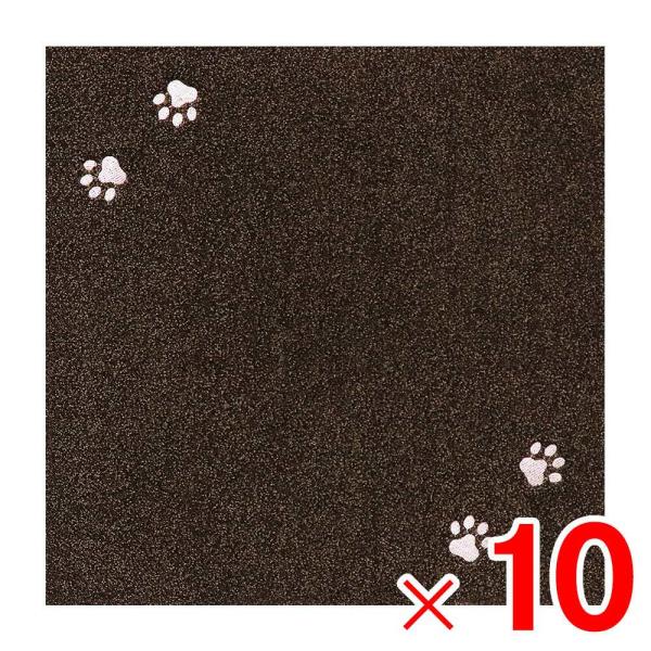 ■仕様・カラー:ダークブラウン・商品サイズ:(約)50×50cm/1枚あたり・厚さ:(約)0.9cm/1枚あたり・品質:ポリエステル100％・使用シーン:リビング、キッチン、エントランス、ダイニング、ペットルーム、ベッドルーム・製品重量(g...