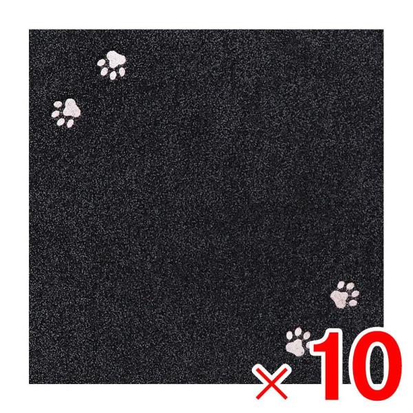 ■仕様・カラー:ブラック・商品サイズ:(約)50×50cm/1枚あたり・厚さ:(約)0.9cm/1枚あたり・品質:ポリエステル100％・使用シーン:リビング、キッチン、エントランス、ダイニング、ペットルーム、ベッドルーム・製品重量(g):4...