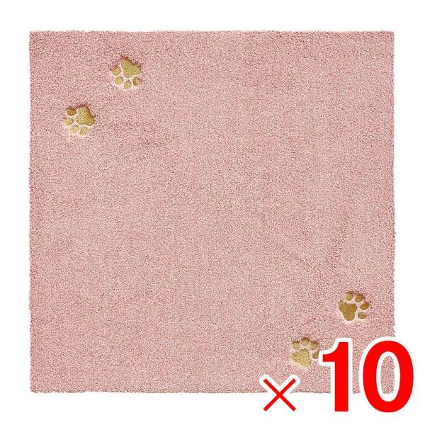 ■仕様・カラー:ローズピンク・商品サイズ:(約)50×50cm/1枚あたり・厚さ:(約)0.9cm/1枚あたり・品質:ポリエステル100％・使用シーン:リビング、キッチン、エントランス、ダイニング、ペットルーム、ベッドルーム・製品重量(g)...