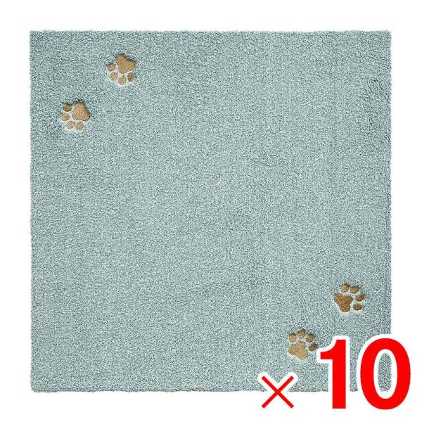 ■仕様・カラー:ミントブルー・商品サイズ:(約)50×50cm/1枚あたり・厚さ:(約)0.9cm/1枚あたり・品質:ポリエステル100％・使用シーン:リビング、キッチン、エントランス、ダイニング、ペットルーム、ベッドルーム・製品重量(g)...