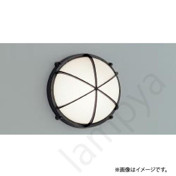 直付・壁付取付　白熱球40W相当　防雨型　表ネジ式◆LED◆電球形LEDランプLDA5(E17)◆ポリカーボネート・黒色◆アクリル・乳白色◆幅-φ264 出幅-154mm 重-1.1kg◆光源寿命：40,000時間◆絶縁台不要◆調光器との併...