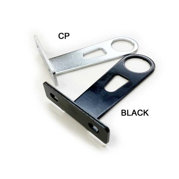 Design Concept：前かご取り付け用ブラケット、通称「ブタ鼻」サイズ：２８．６ｍｍ（オーバーサイズ）【カラーバリエーション】■ブラック■ＣＰ(シルバー) *** 配送 ***※パーツのみの方はヤマト運輸のネコポスでお送りいたします...