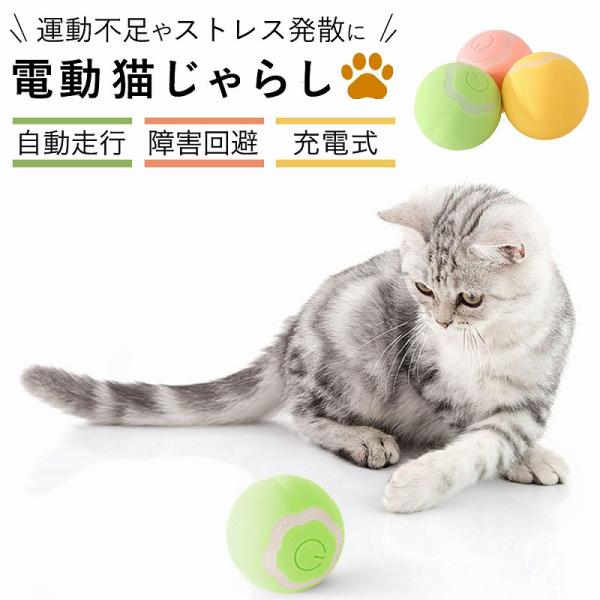 かわいい愛猫をもっと楽しませてあげたい。運動不足の飼い猫に運動させたい。そんなお悩みを解決してくれるのが、こちらの電動猫じゃらしボール。電源を入れれば球体が自動で方向転換して動き回り、ネコの興味を引いてくれます。LED照明で暗闇でも目を引き...