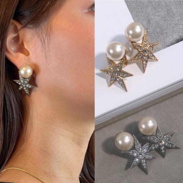 ・素材：gold/silver plated　　　　クリスタルガラス、ガラスパール・サイズ： 3.7cm・生産国：日本・付属品：ポーチ※商品画像については、モニターによって色味が若干異なります事ご了承ください。・ADER.bijoux（アデ...