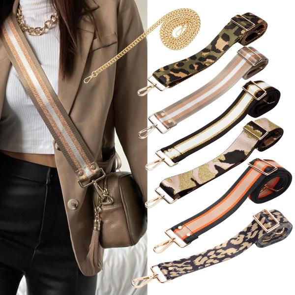 ・サイズLeopard全長 約 70cm - 135cm(調整可能) / 幅 約4cmChampagne stripe / Pink camo / Green leopard / Black Gold / Orang Black全長 約 7...