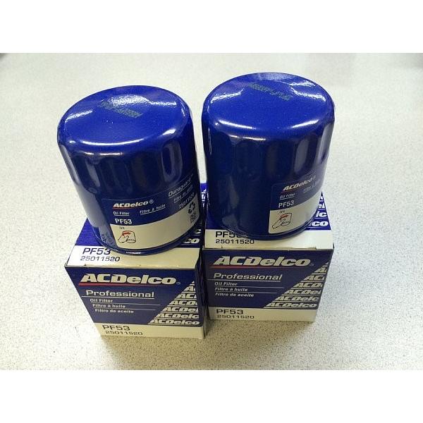 ACデルコ PF53エンジンオイルフィルター2個セットです。【適合車種】フォード・2012-2023yエクスプローラー 2.0/2.3Lターボ(E/Gコード：9/H)・2015-2023yマスタング 2.3Lターボ(E/Gコード：H)・19...
