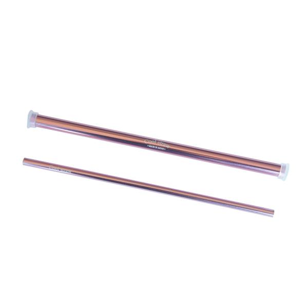 ストロー アルミストローケース＆ストローセット（ブラシ付）マーメイドピンク(104744) マーメイドカラーが鮮やかなアルミ製クールストローと専用ケースのセット。ドリンクやシェイクをより冷たく。ひんやりと冷えたストローを通すことで、より冷た...